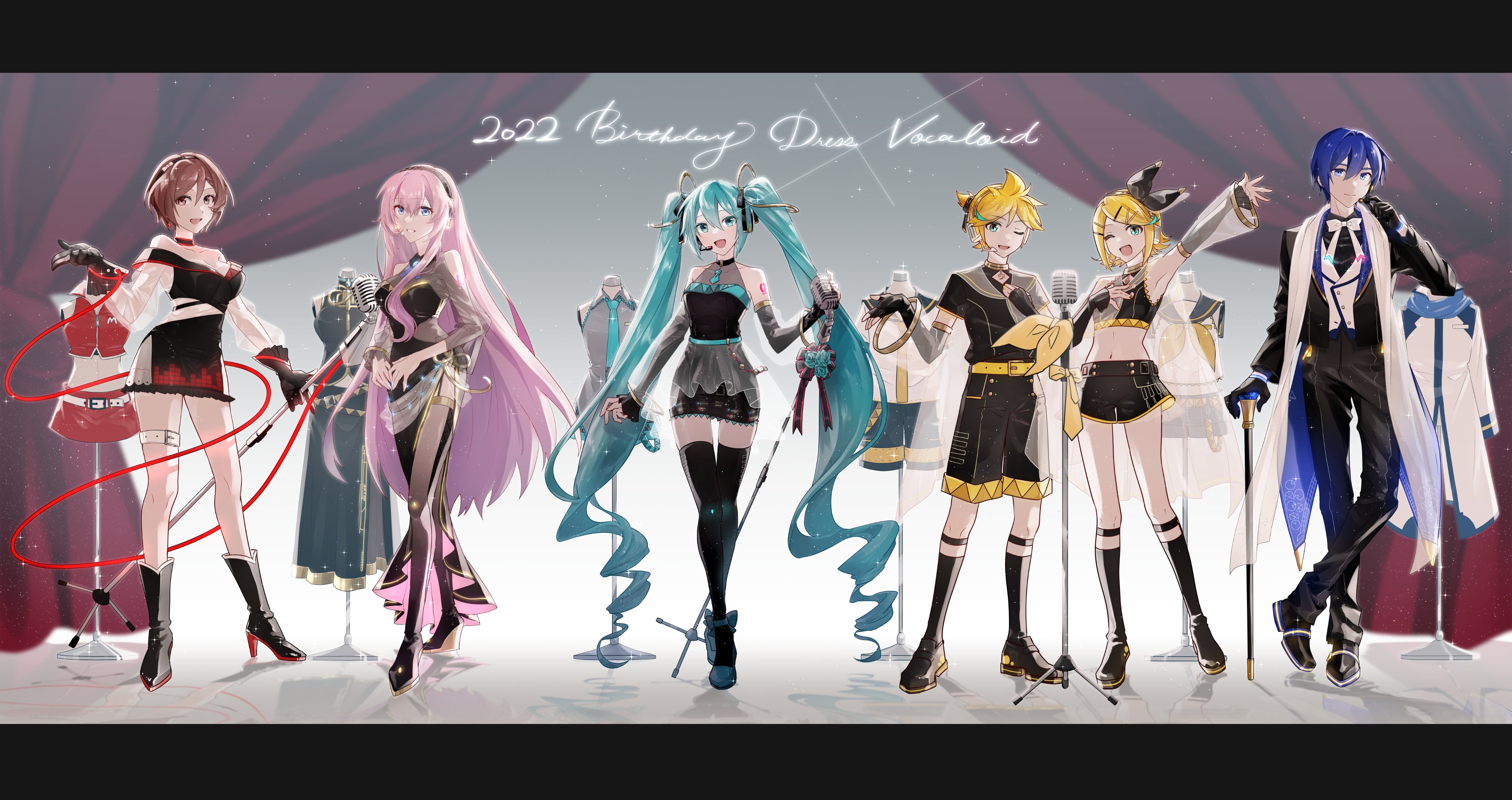 Parang 99 Vocaloid Hatsune Miku Kagamine Len Kagamine Rin Kaito